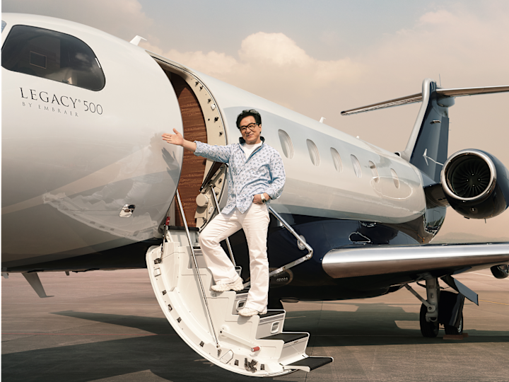 Jackie Chan Unveils the New Embraer Legacy 450 Interior: Luxury ...