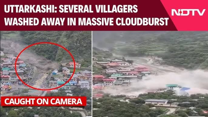 Uttarakhand Cloudburst Video | Massive Cloudburst In Uttarkashi ...