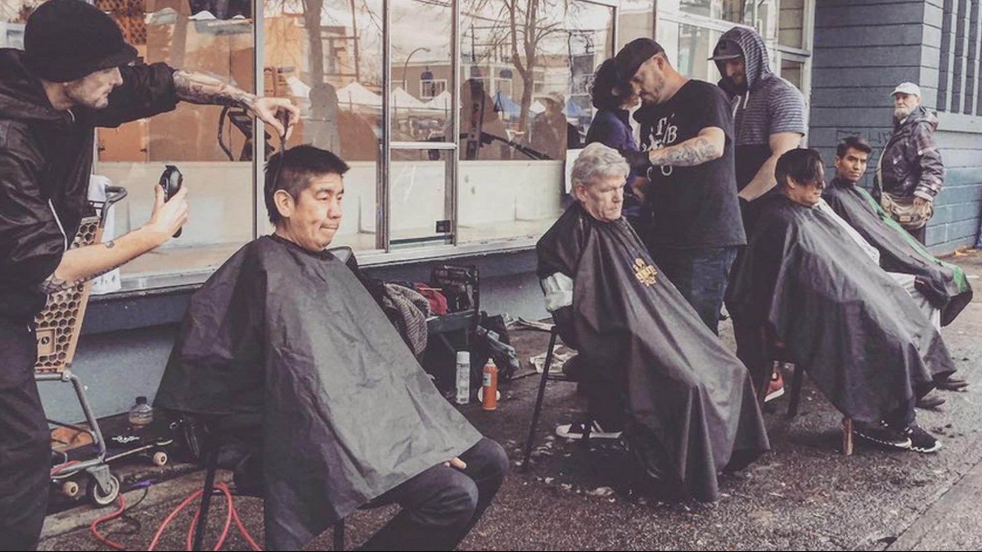 🇨🇦 Canada street barbers: Free haircuts for those in need - NEWS NEST