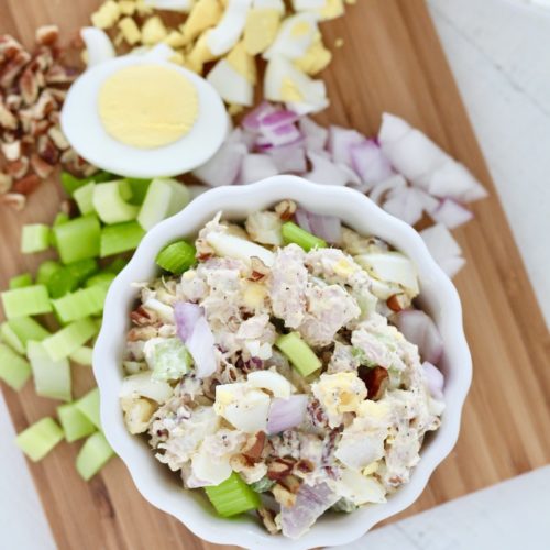 A Luxurious Take on Healthy Eating: Tuna, Egg & Chicken Salad with ...