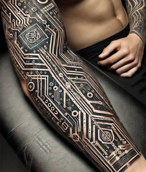 Cybersigilism: Gen Z’s Futuristic Tattoo Trend Blending Technology ...