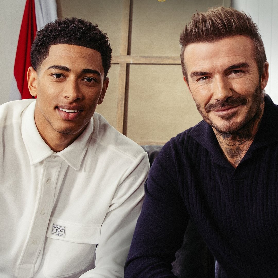 David Beckham Meets Jude Bellingham: A Passing of the Torch for England ...