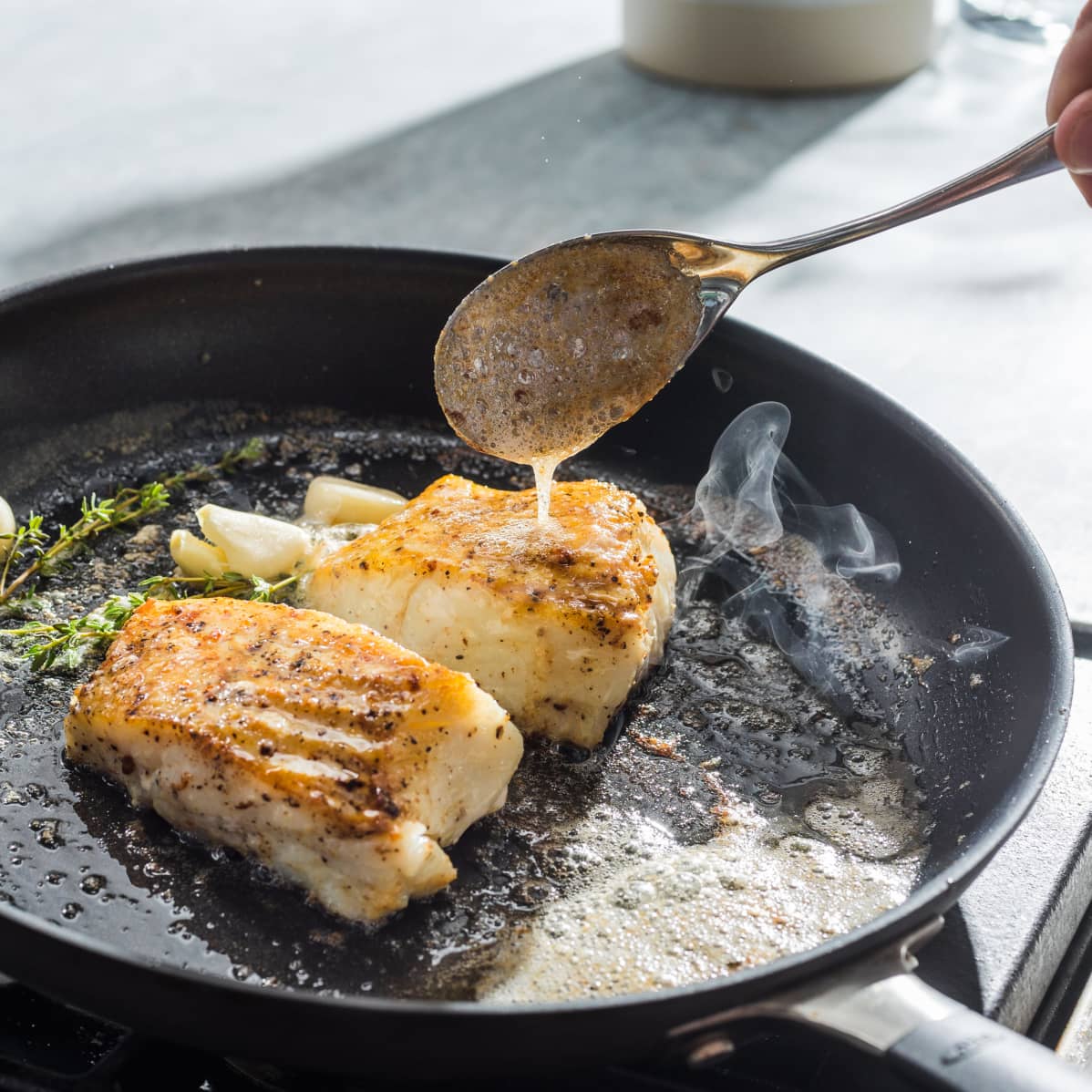 Mastering Butter-Basted Fish Fillets with Garlic and Thyme - NEWS NEST