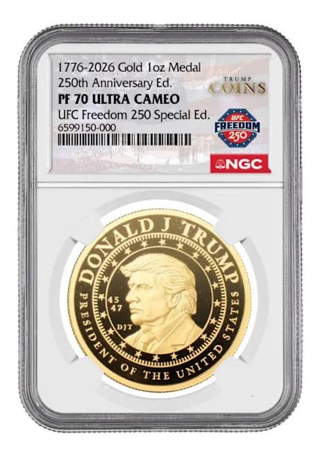 Trump Family Launches $12,000 Gold Coins 'Designed' by President to ...